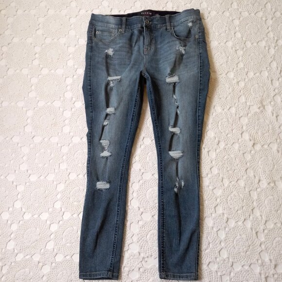 torrid | Jeans | Torrid Bombshell Skinny Jeans Medium Wash Blue ...
